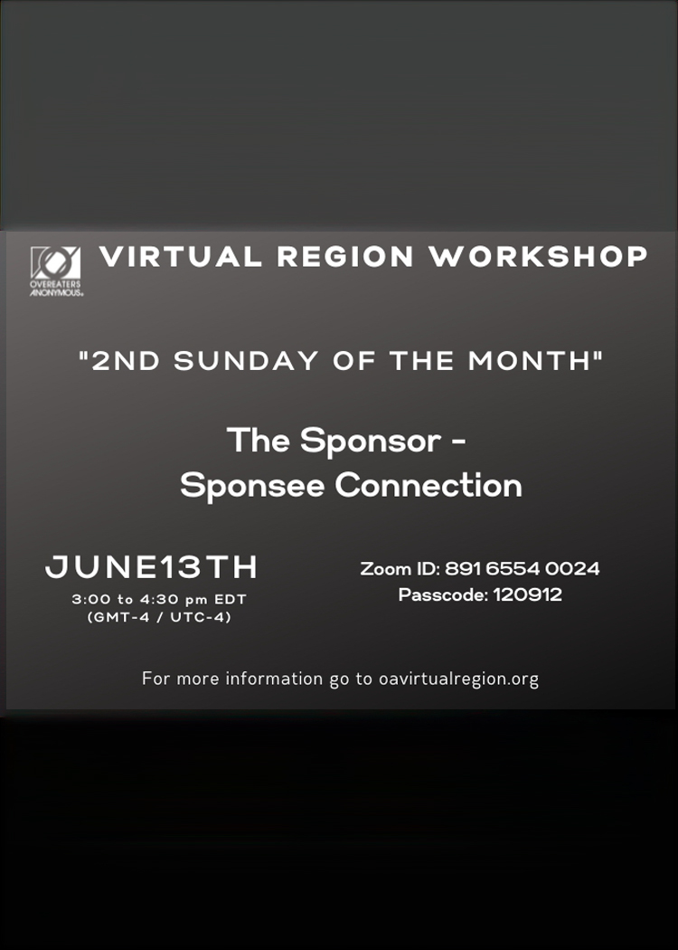 The Sponsor - Sponsee Connection - Washington DC Metro Area Intergroup ...