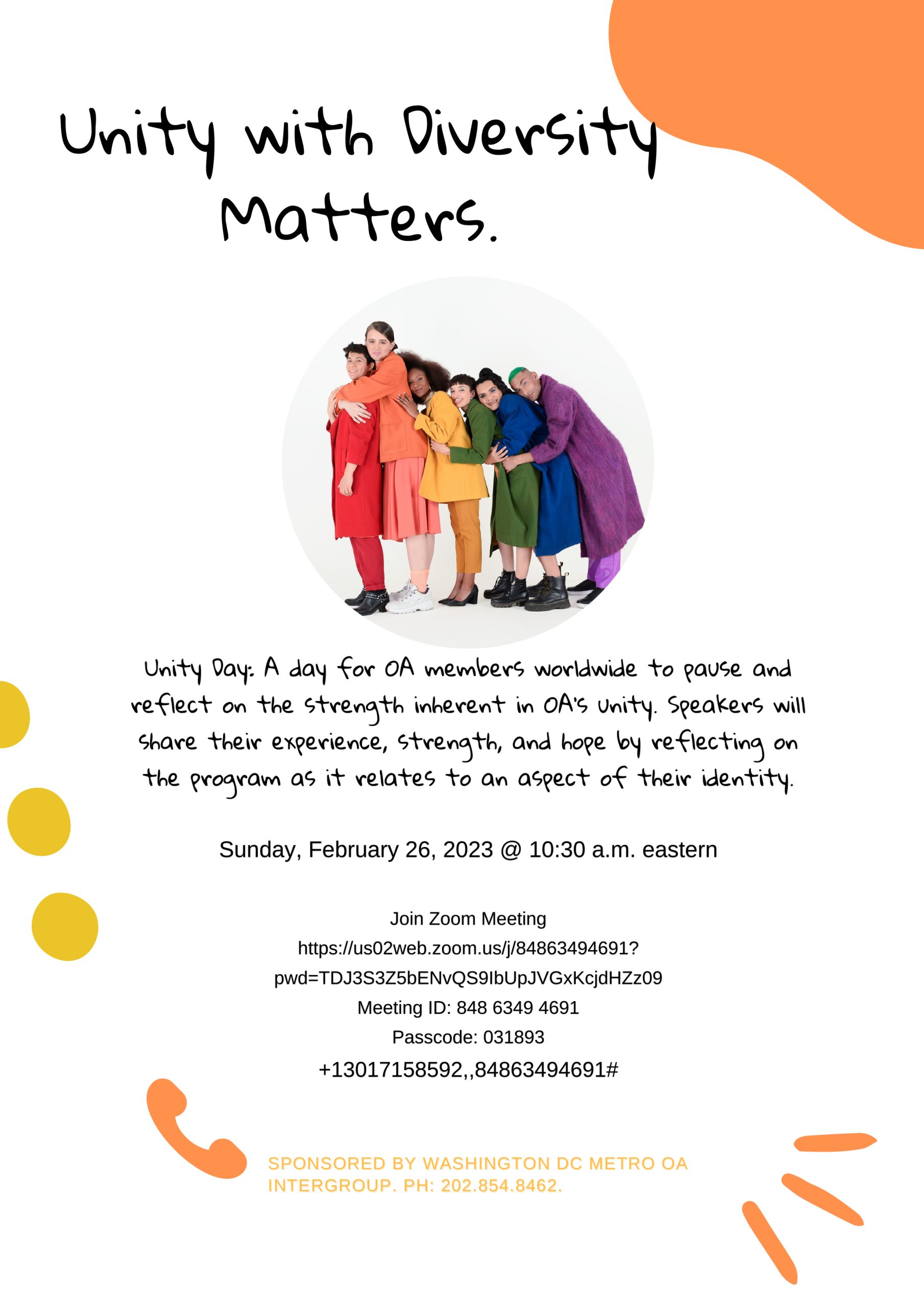 Unity Day 2023 - Washington DC Metro Area Intergroup of Overeaters ...