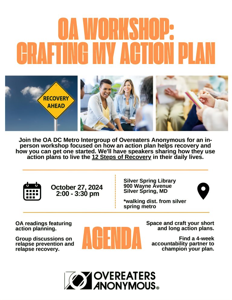 OA Workshop: Crafting My Action Plan - Washington DC Metro Area ...